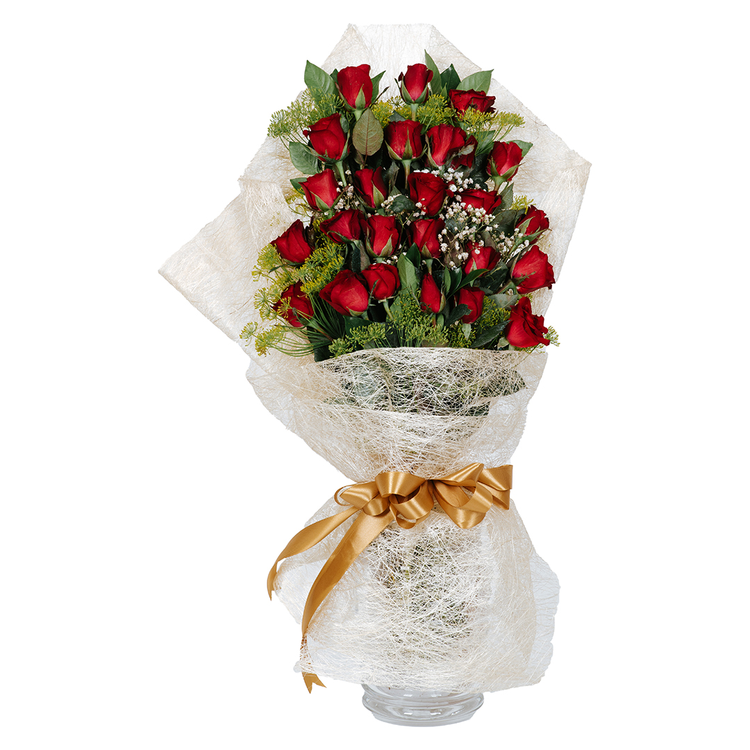 24 Red Roses Bouquet